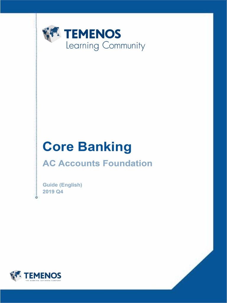Core Banking Ac Accounts Foundation | PDF