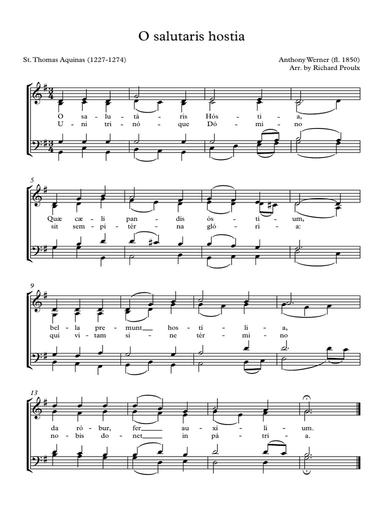 O Salutaris | PDF