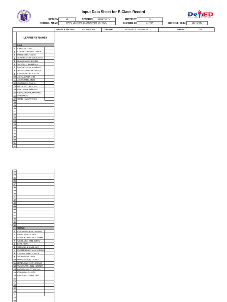Grade 6 - Epp (Lavender) | PDF
