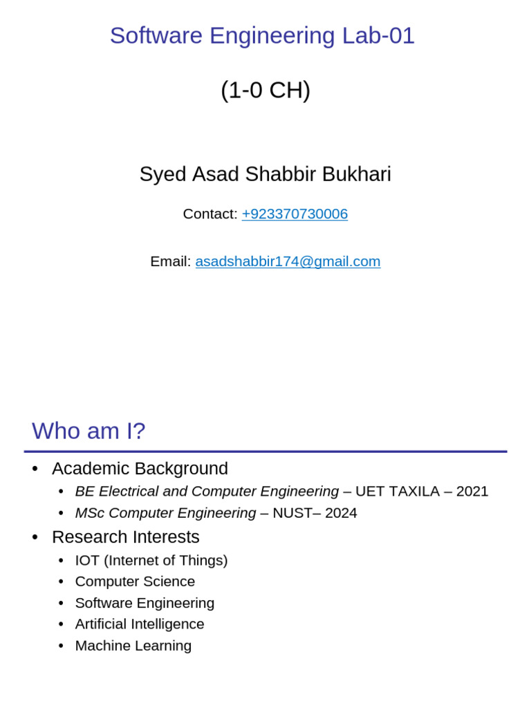 SE Lab | PDF