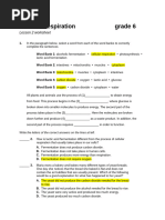 Topic 3 Lesson 1 Exercise Worksheet | PDF