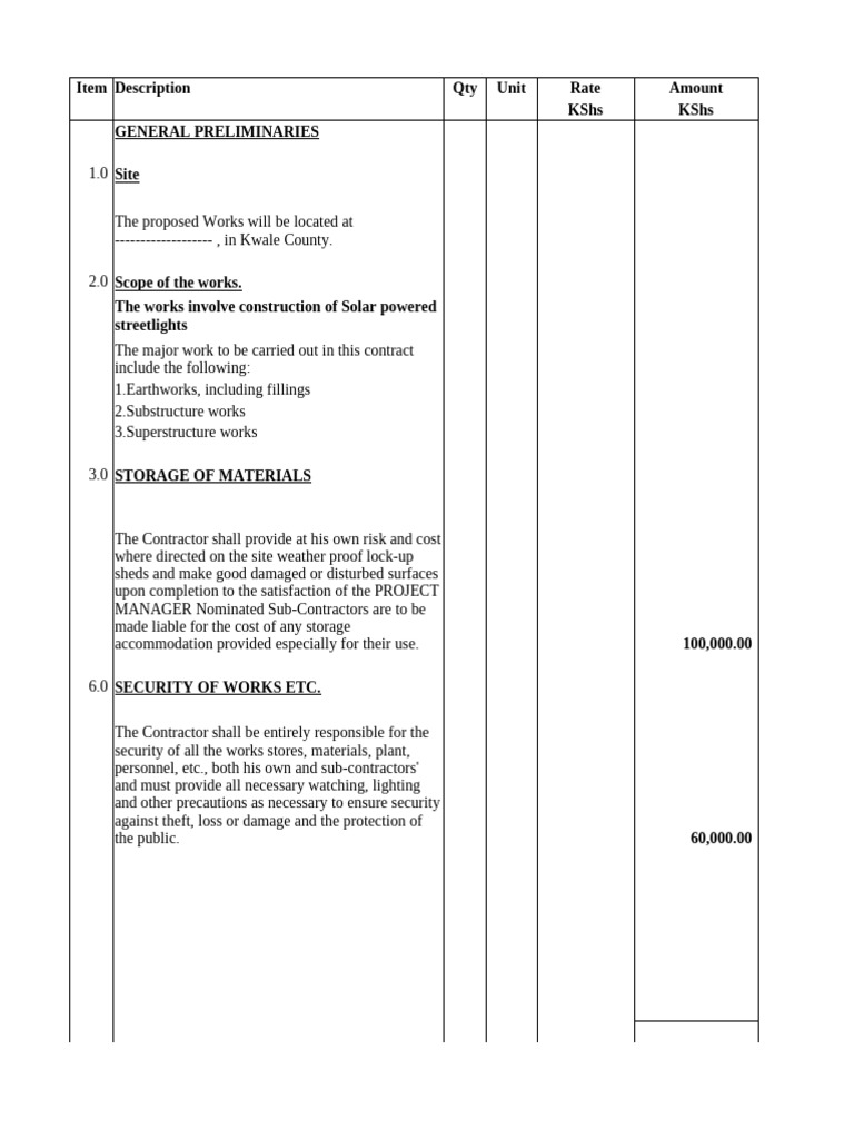 Installation of Solar Powered Street Light | PDF