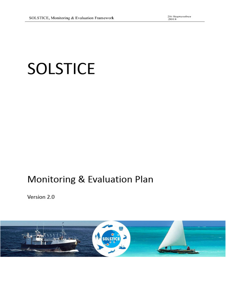 SOLSTICE M&E Plan V2 | PDF
