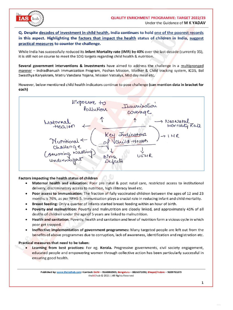 2024 Health Nutrition Model Answer Compressed Pdf