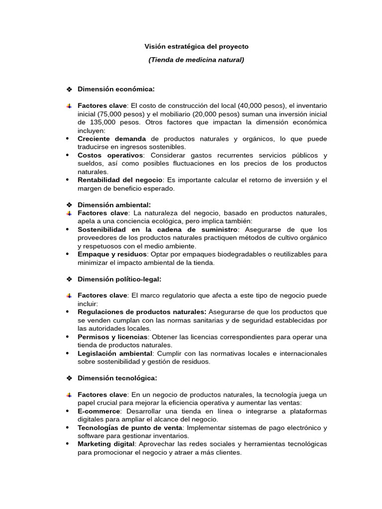 Visión Estratégica Del Proyecto | PDF | Marketing | Publicidad digital