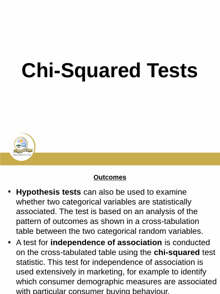 Chi Square | PDF