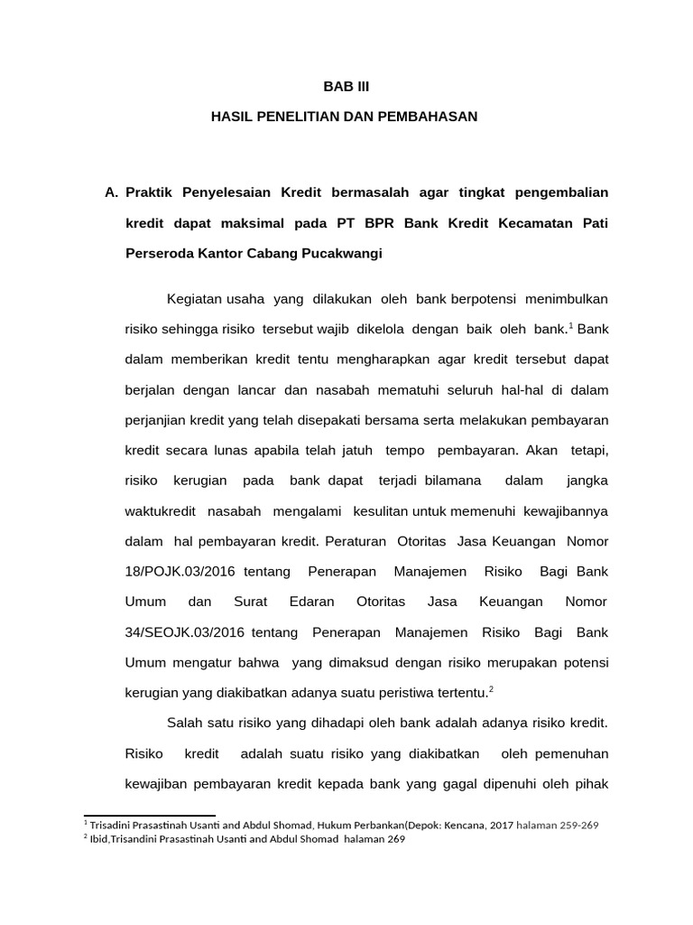 Revisi Diah Retno Sari Bab 3 Dan 4 Tanggal 31 Maret 2023 | PDF