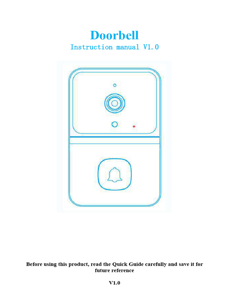 User Manual Tuya Video Campanello Smart WiFi | PDF