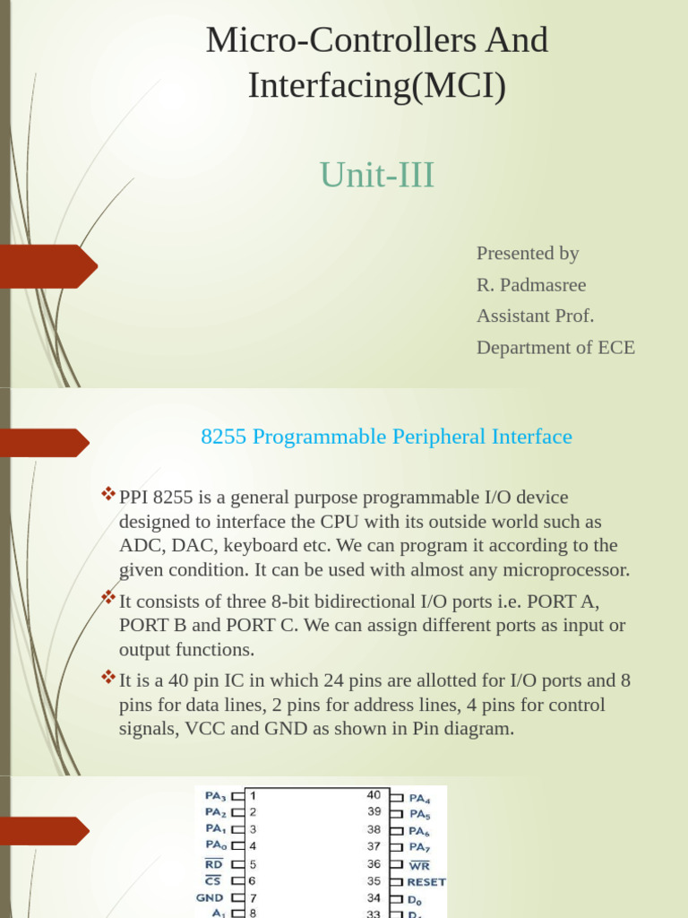 Mci - Unit - III | PDF