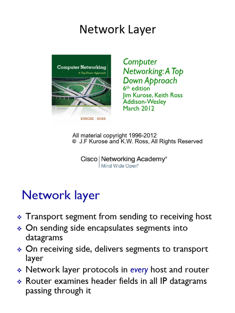 5 - 3 - Network Layer - Merged | PDF