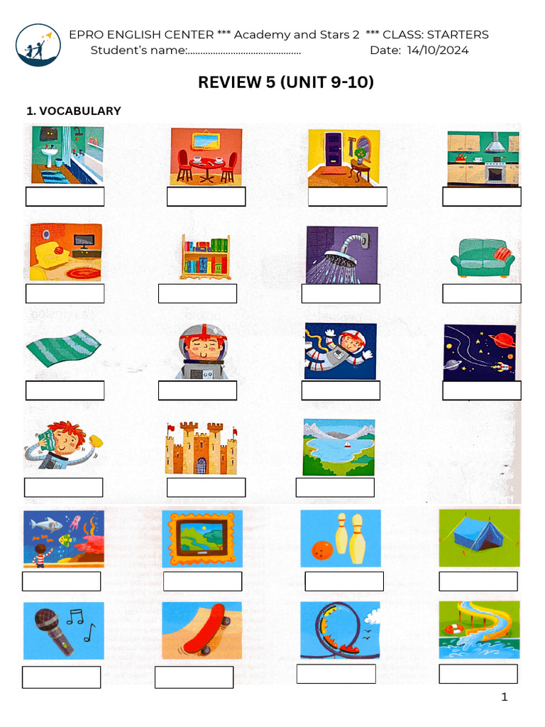 Worksheet (1410) Class Starters | PDF