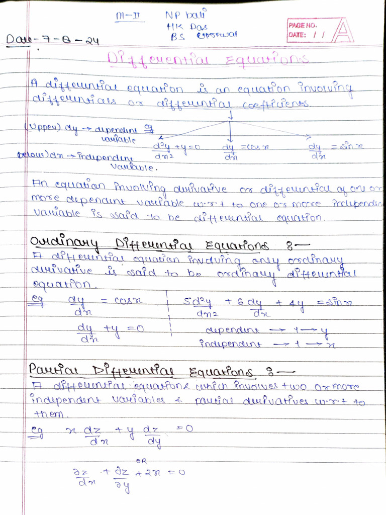 VKY MATHS NOTES | PDF