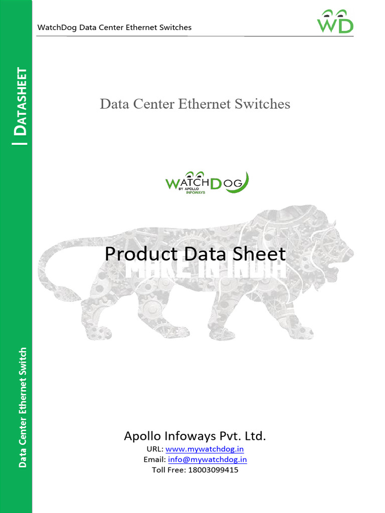 Ethernet Data Center Switch Pdf