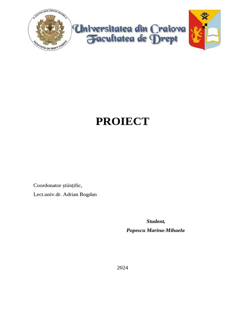 Proiect Dreptul Consular | PDF