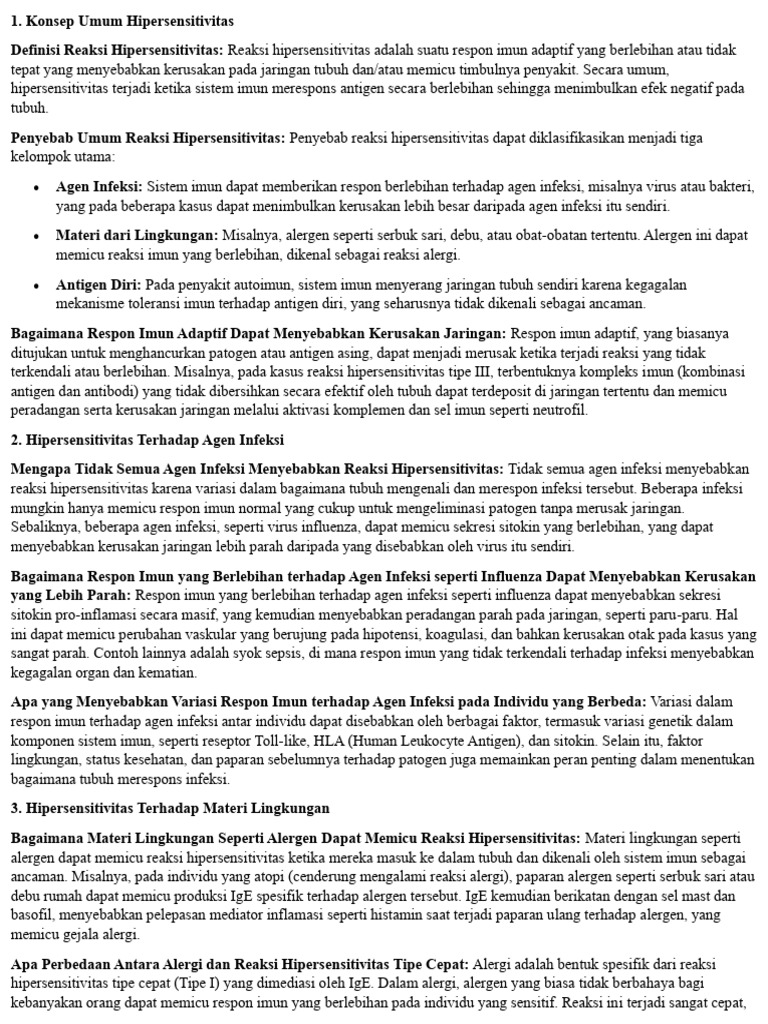 Kumpulan Pertanyaan Dan Jawaban Minggu Kedua KP1 | PDF