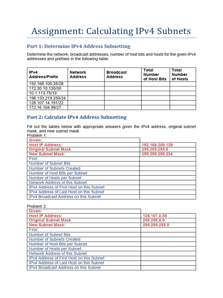 Tutorial IP Adderssing & Subnetting | PDF
