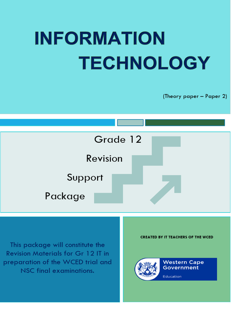 IT Theory Grade 12 Revision Materials Term 3 - 2020 | PDF