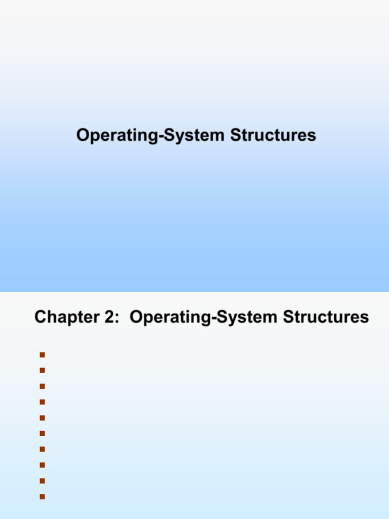 OS Structures | PDF