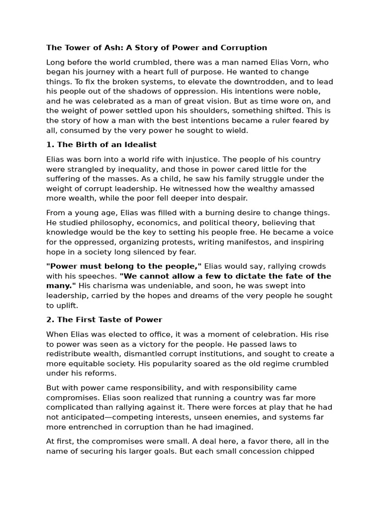 The Tower of Ash | PDF