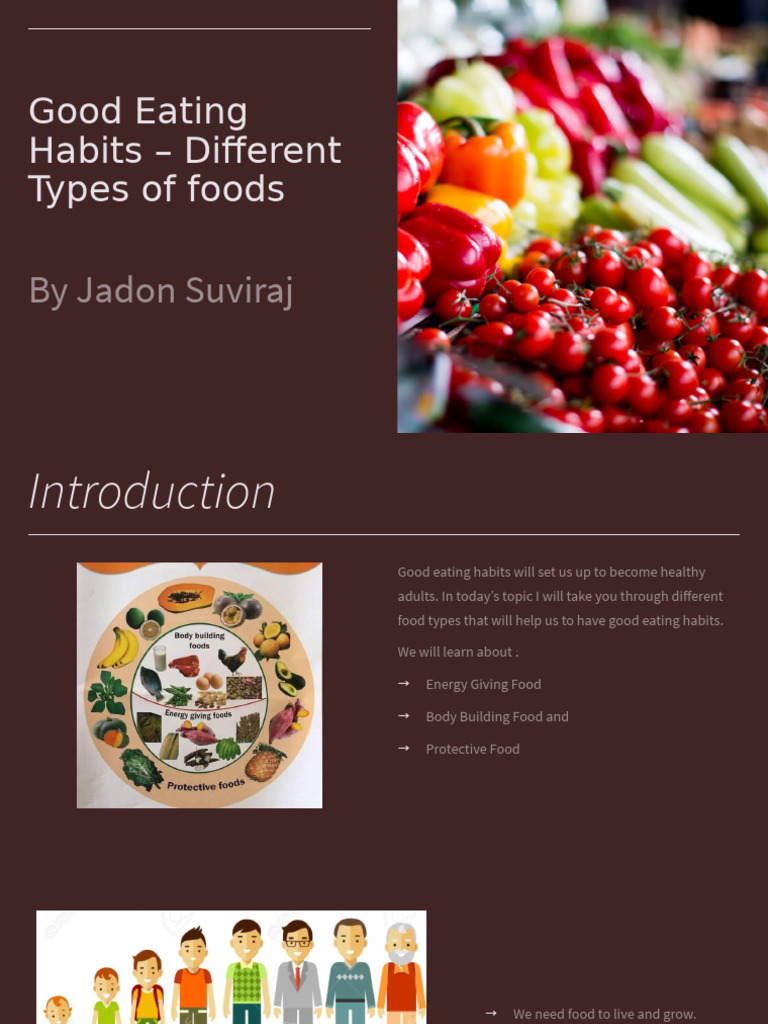 Types of Foods | PDF