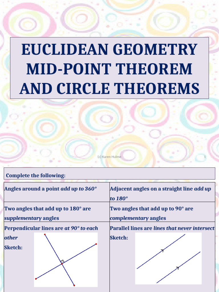Gr. 10 Circle Geometry | PDF