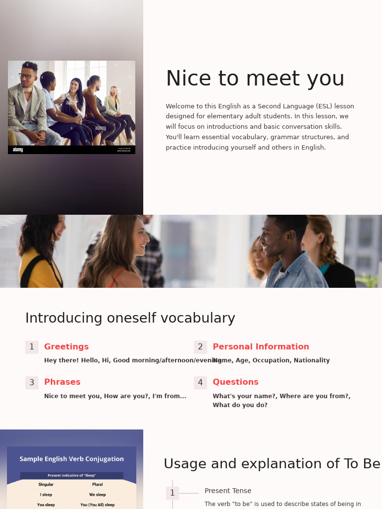 Lesson 2 Nice To Meet You | PDF