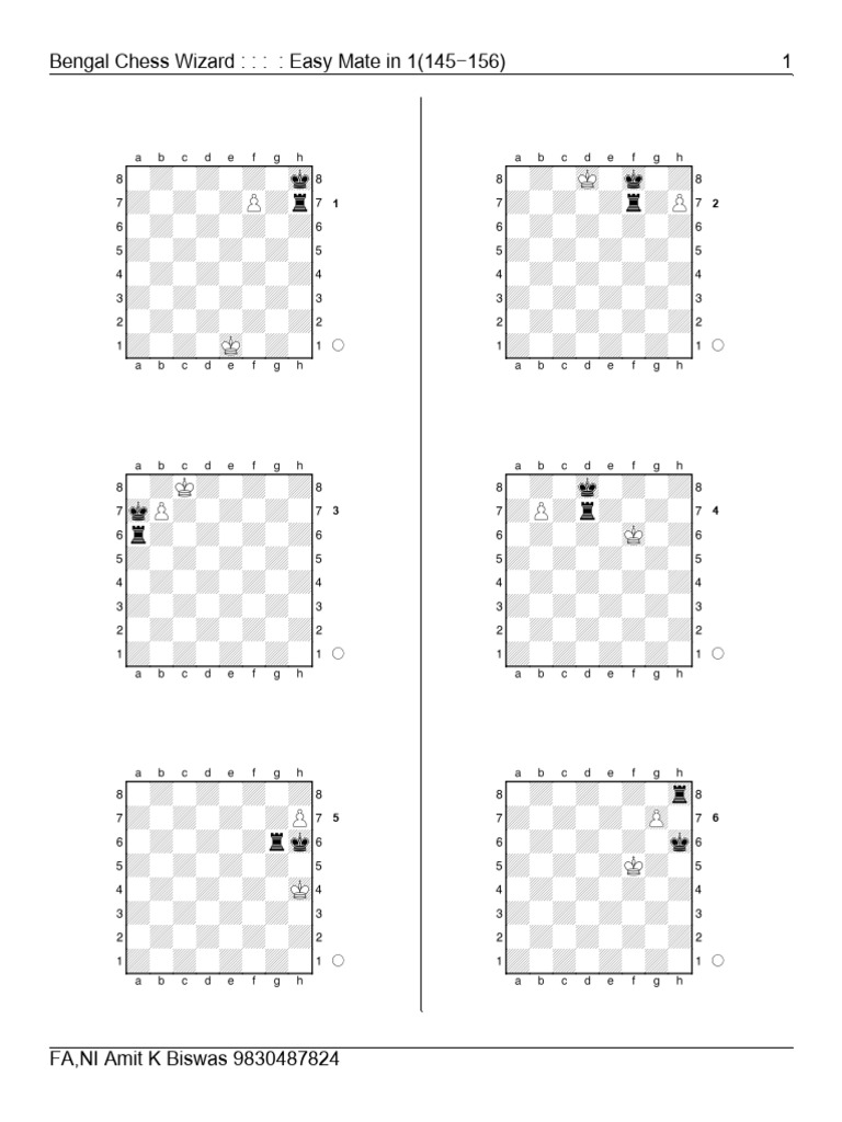 Easy Mate in 1 (145-156) | PDF