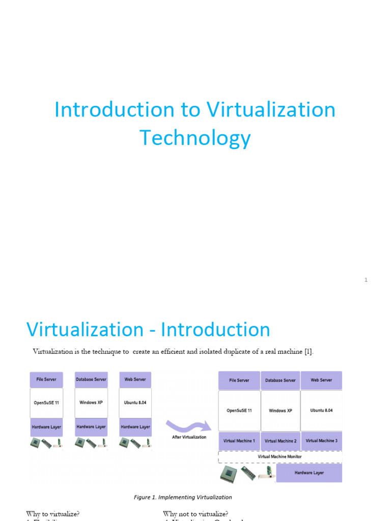Introduction to Virtualization Technology | PDF