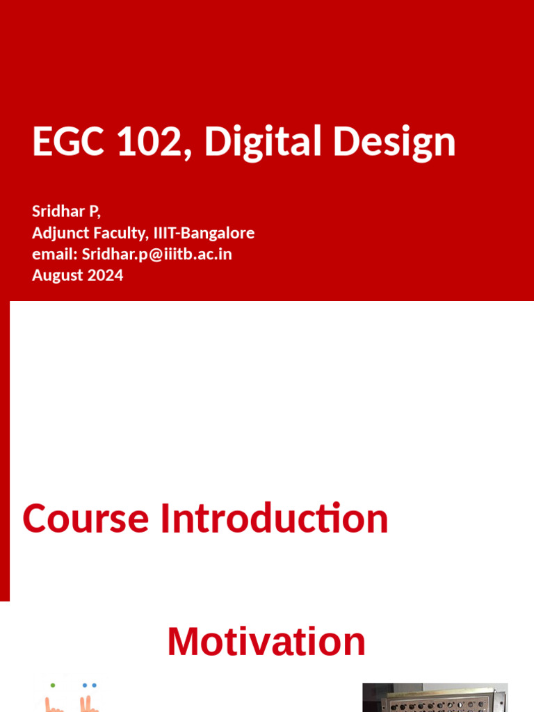 Intro and Chapter 1 Lecture1 | PDF