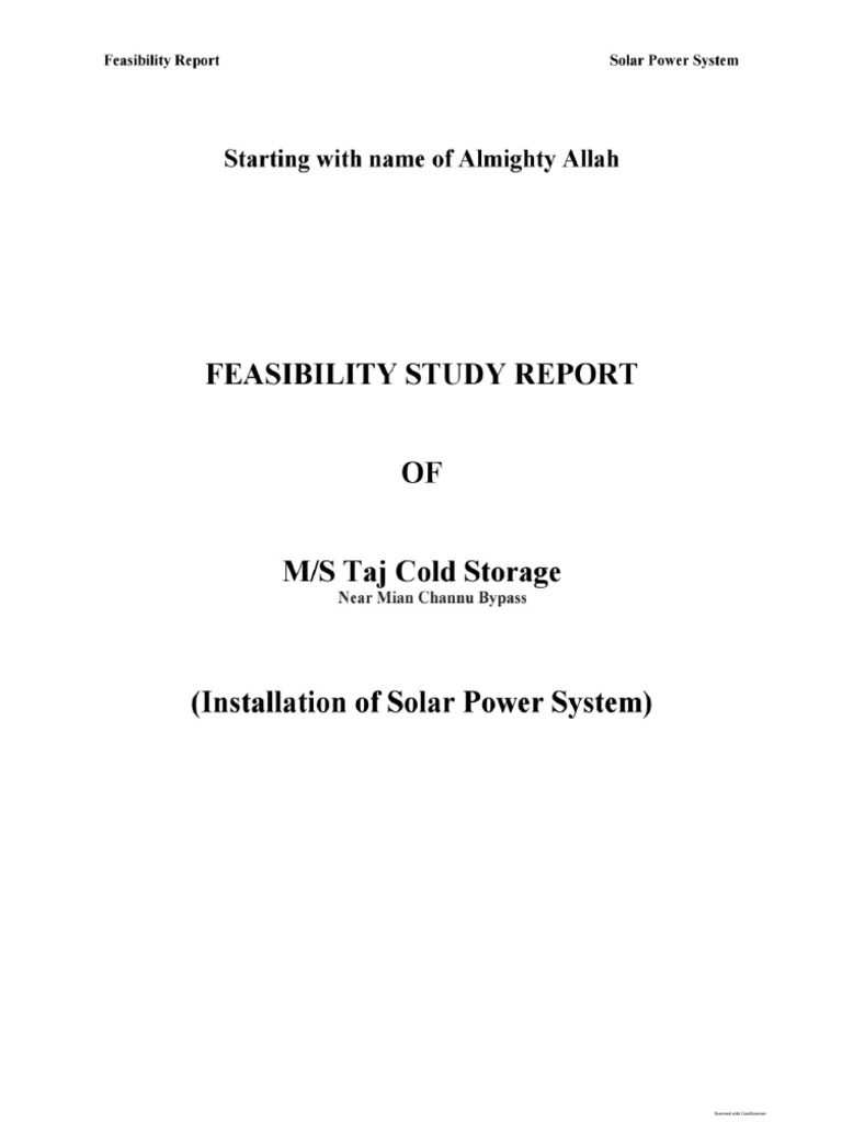 Feasibility Study | PDF