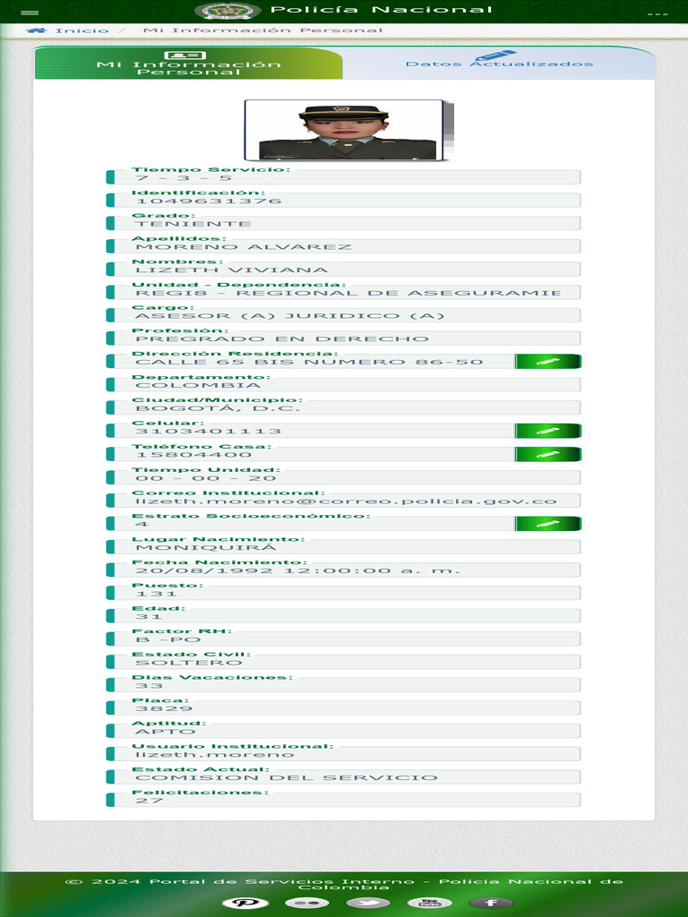 PSI - Portal de Servicios Interno | PDF