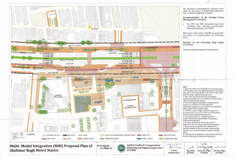 SHALIMAR BAGH - Conceptual Plan of Multi Modal Integration (MMI) of ...