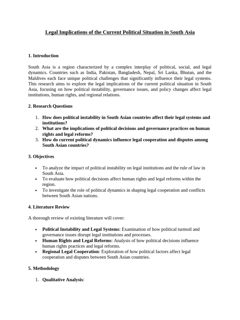 Legal Impacts of South Asia's Politics | PDF | South Asia | Data Analysis