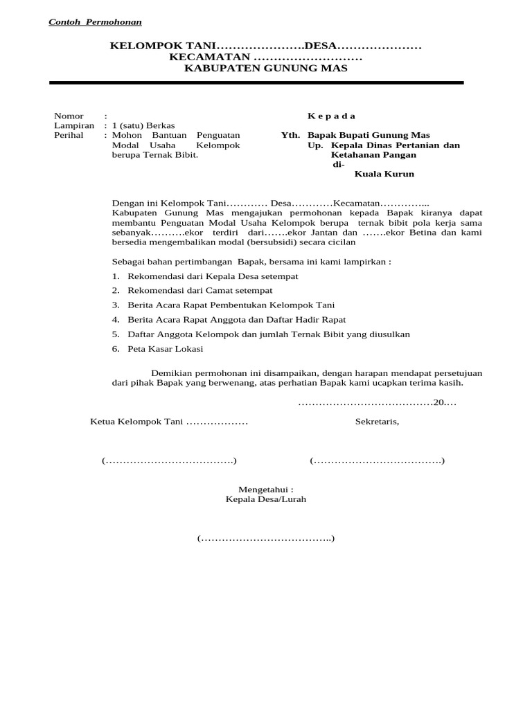 CONTOH PROPOSAL | PDF