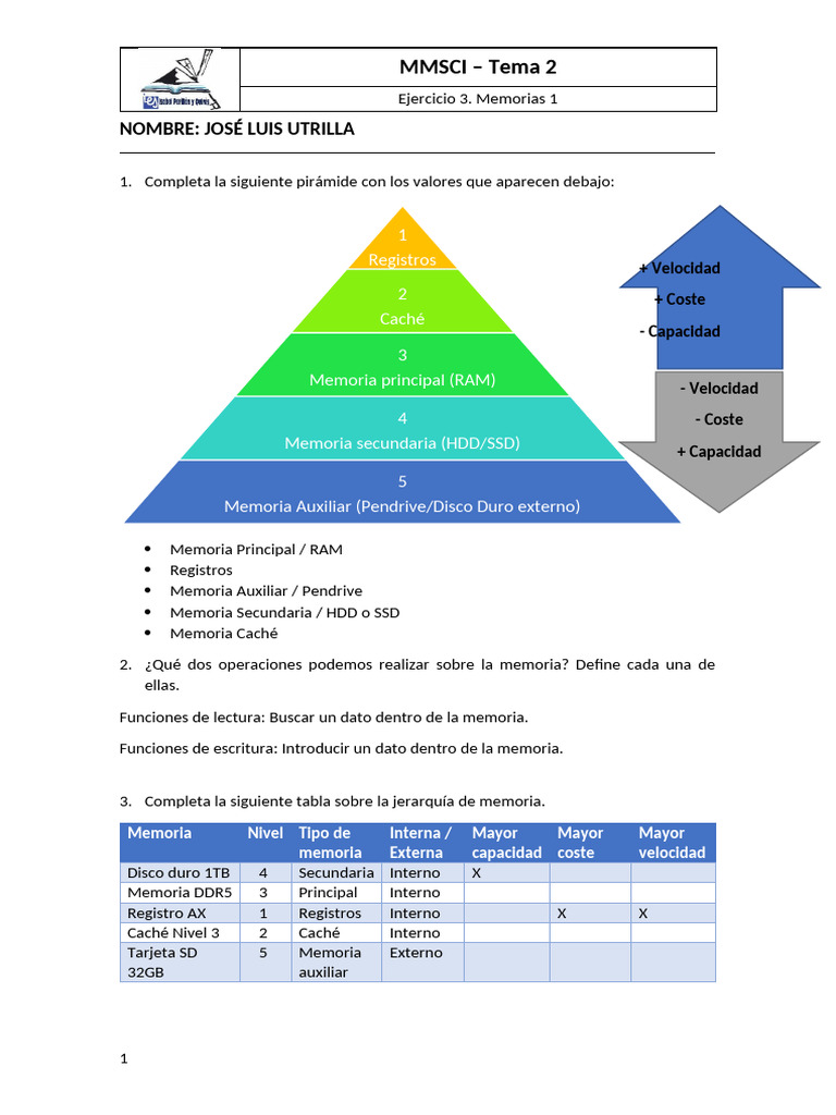 Tema 2 - Ejercicio 3 | PDF