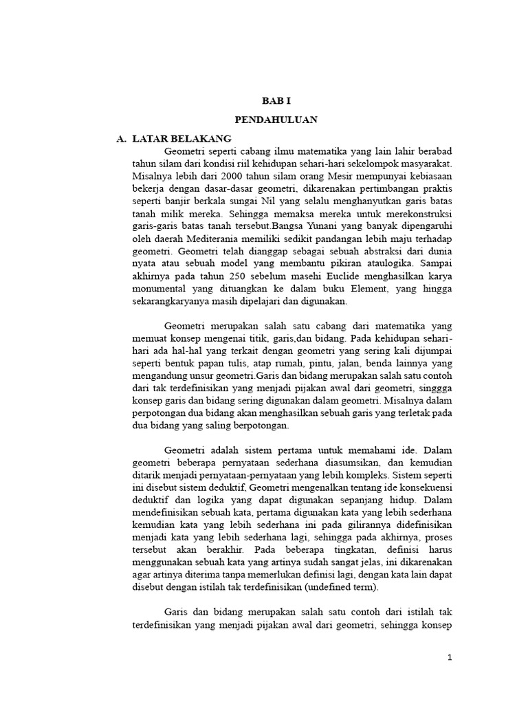 Makalah Isi Materi 1 | PDF
