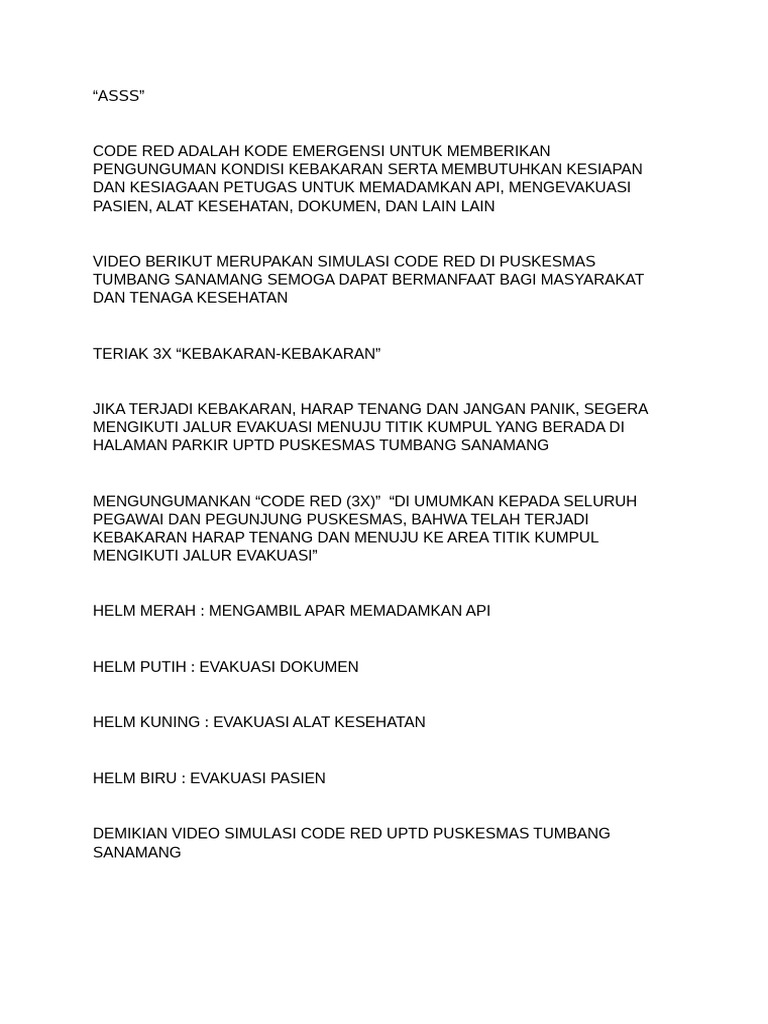 Brief Code Red | PDF