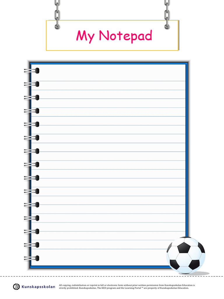 My Notepad | PDF