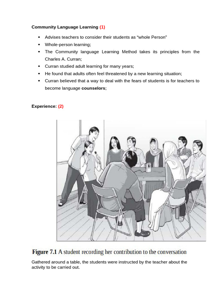 Community Language Learning | PDF