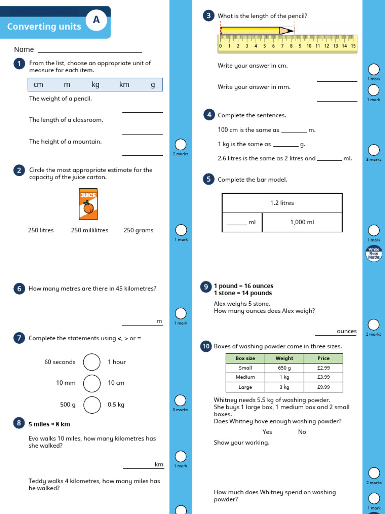 Y6AutEoB5 - Converting Units | PDF