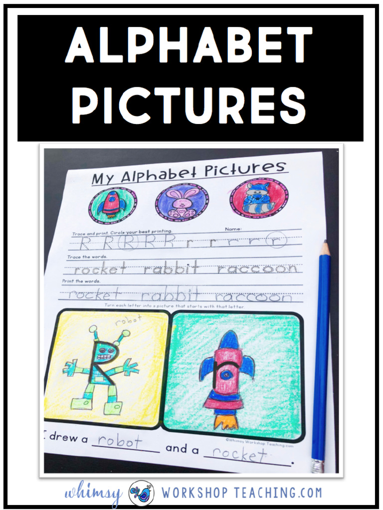 Alphabet Pictures Whimsy Workshop Teaching | PDF