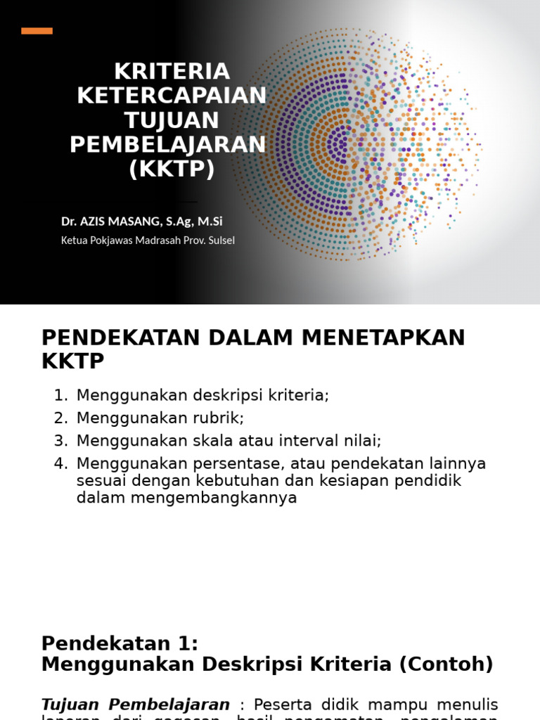 Kriteria Ketercapaian Tujuan Pembelajaran | PDF