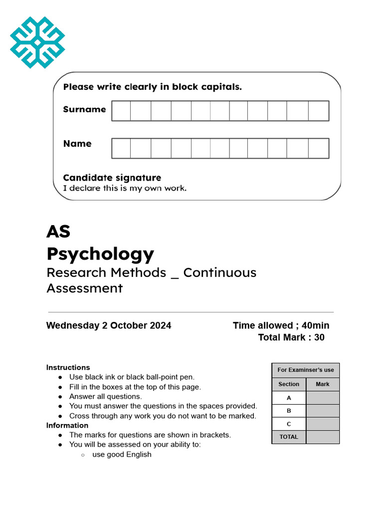 Continous Assessment NBR 1 | PDF