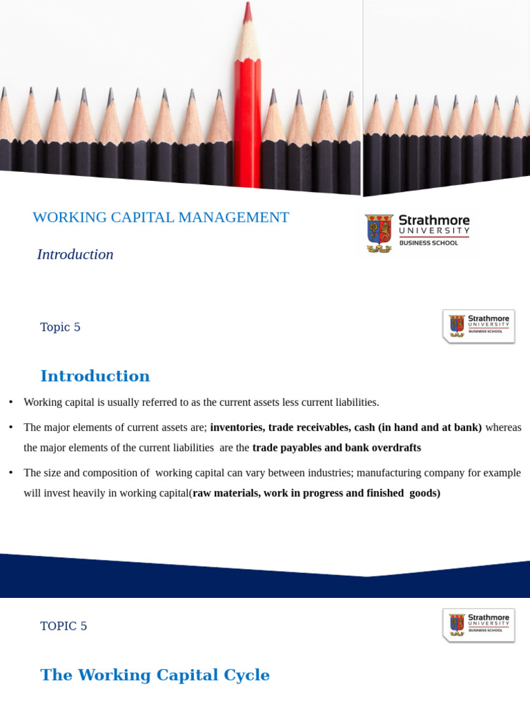 Working Capital Management | PDF