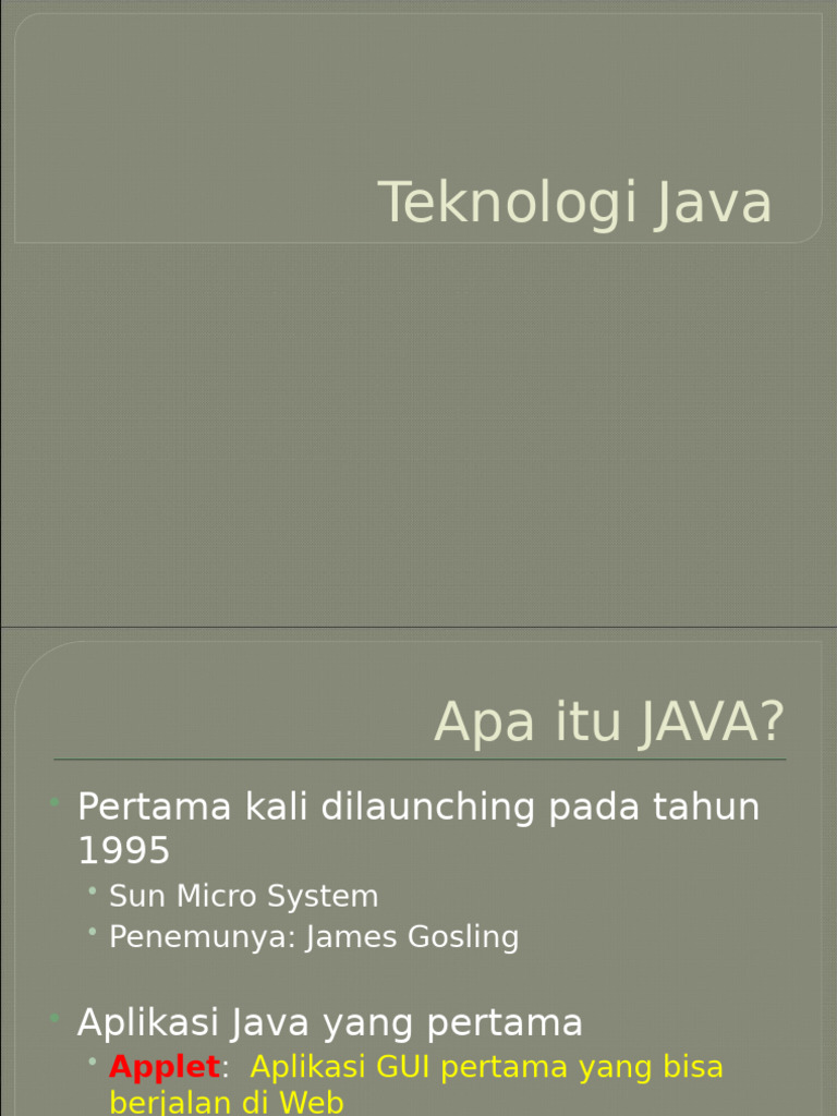 Pengenalan Java | PDF