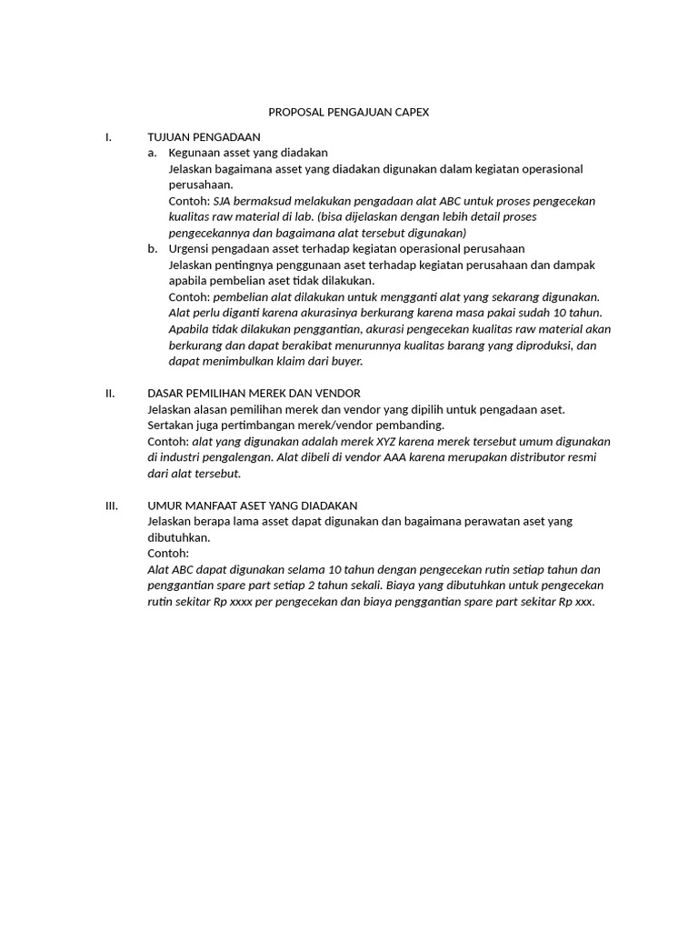 Format Pengajuan Proposal | PDF