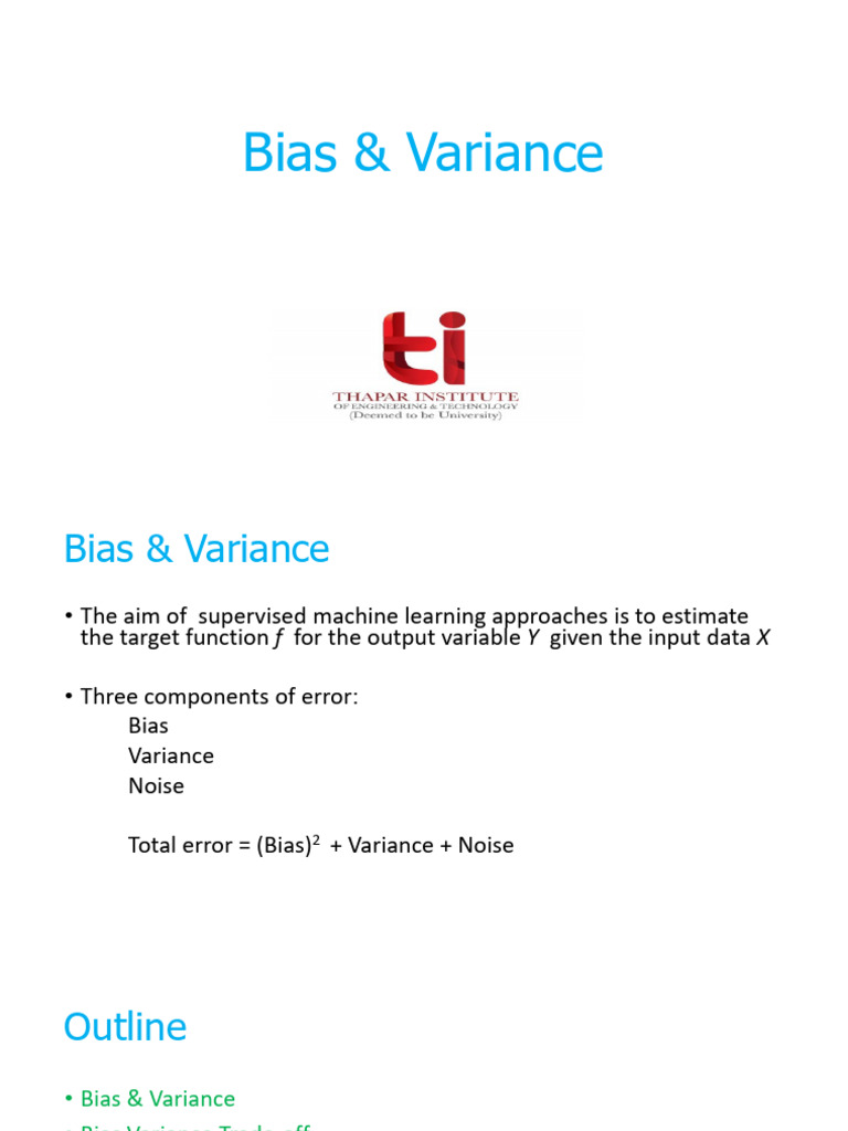Overfitting, Underfitting, Bias _ Variance | PDF