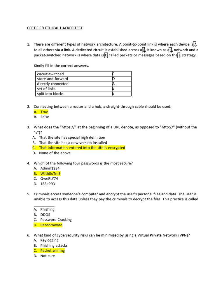 Certified Ethical Hacker Exam Guide | PDF | Computer Network ...