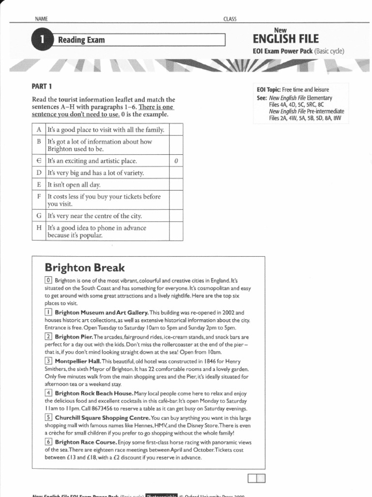 February Test Reading | PDF | Academy Awards | Leisure