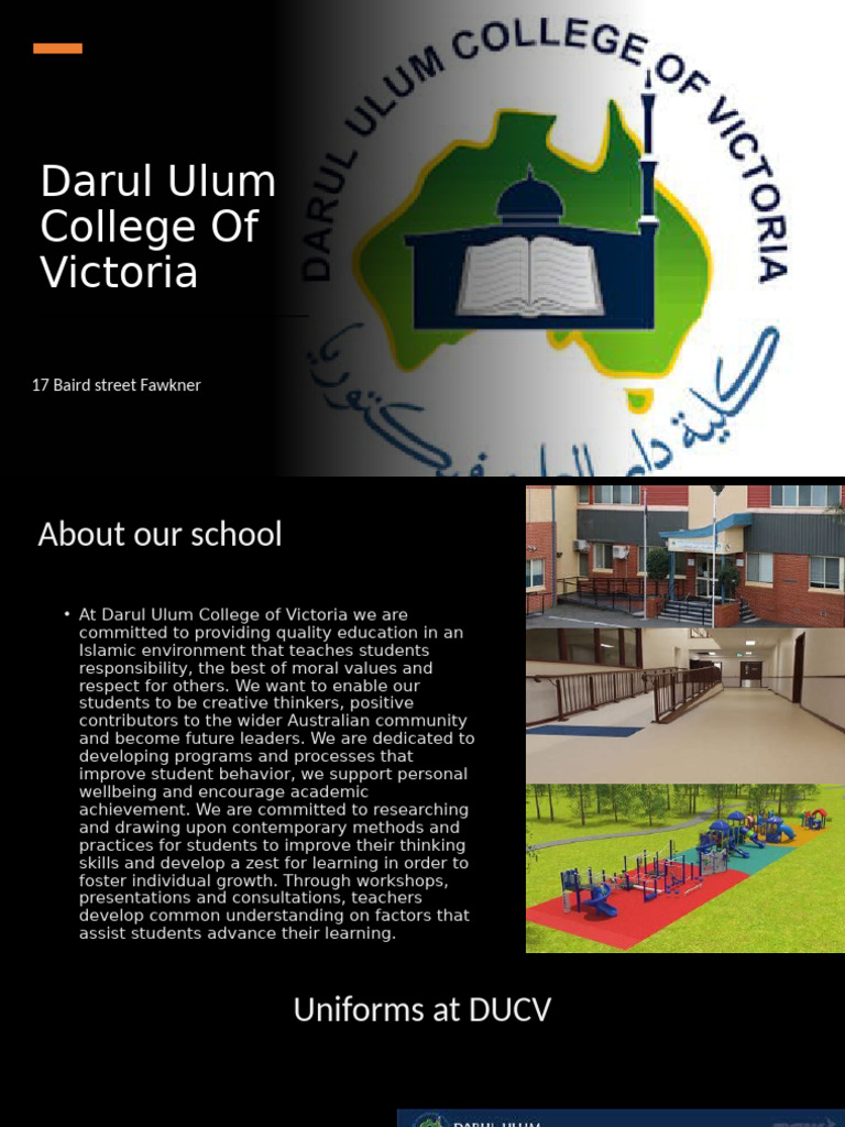 Darul Ulum College Of Victoria ONLINE PROJECT | PDF